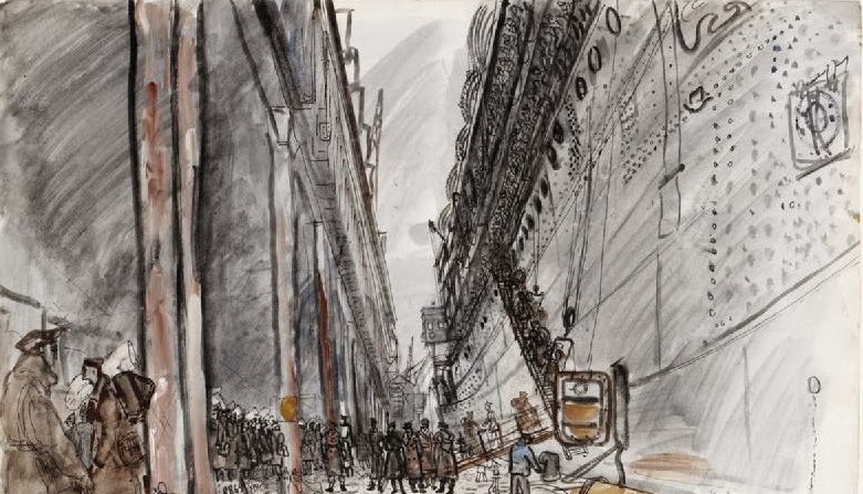 Anthony Gross, official war artist, and the Convoy series of drawings